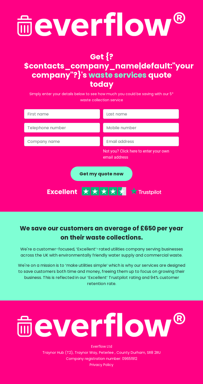 Everflow | Water Quote